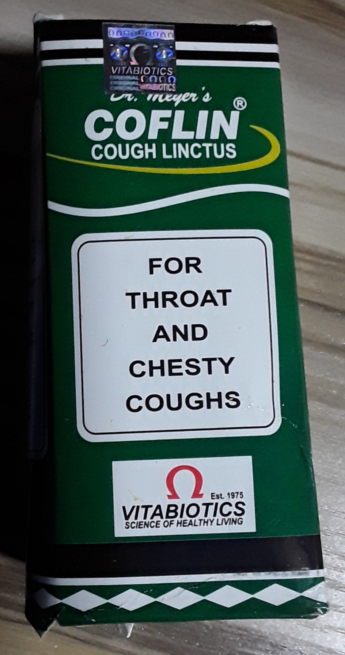 Cofflin Cough Linctus – VE'AL HA'ELOAH🛐 STORES